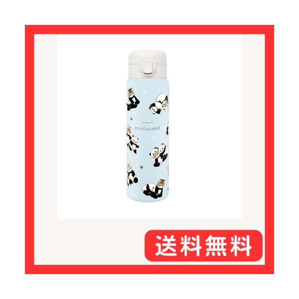 ブルー/480 ml/53-2196・Color:ブルーSize:480 ml・パッケージ個数:1・SNSで大人気のイラスト作家・ぢゅのさんが描く「mofusand」シリーズ。ユニークで可愛いねこちゃんがデザインされたワンプッシュタイプのス...