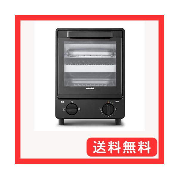 3)縦型ブラック/a)2枚焼き/CF-MF083-BK・Color:ブラックSize:a)2枚焼きPatternName:2)縦型・パッケージ個数:1・縦型２段式で省スペース横幅おおよそ25cmのコンパクトな縦型２段式設計で、狭いスペースで...
