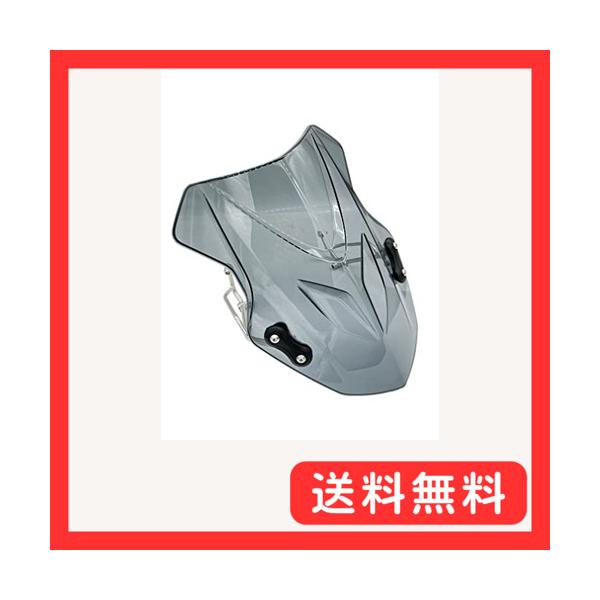 モダンスモーク/-/-・Color:スモーク・パッケージ個数:1・材質：パイプ10mm厚さステンレススチールブラケット、3.6mm厚さのプラスチックスクリーン本体・適用バイク：GSR250 INAZUMA250 に適用・取付：ハンドルを固定...