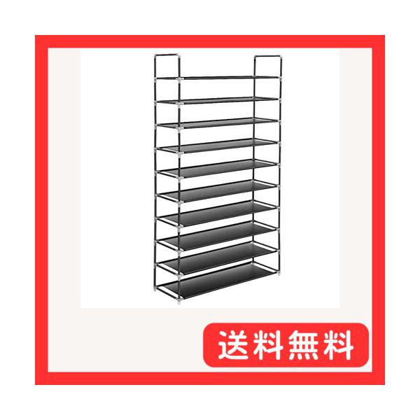 おしゃれ組み立て式ブラック/幅約75cm/-・Size:幅約75cm・高品質シューズラック 1.太い鉄パイプ- 直径13mmの鉄パイプはプラスチックをコーティングした、防錆、優れた耐荷重、長く使っても変形しにくい。2.防水層付き不織布- 丈...
