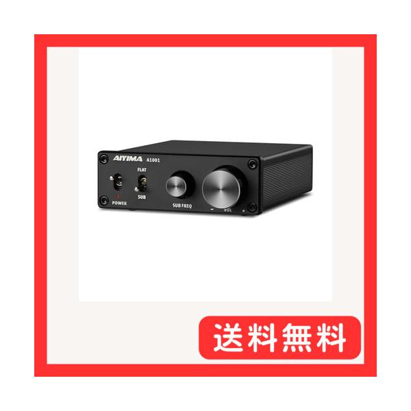 ブラック/TPA3116D2/A1001・パッケージ個数:1・? AIYIMA A1001はTpa3116高性能パワーアンプチップ、NE5532オペアンプを採用。低音カットオフ周波数調整可能。フルレンジステレオアンプとサブウーファーアンプを...