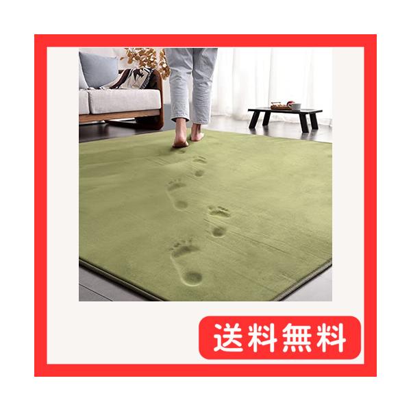 ?代グリーン/130 x 185 cm (長方形)/-・Size:130 x 185 cm (長方形)Color:グリーン・パッケージ個数:1・低反発・分散体圧この低反発ラグの表面は高密度で良質なフランネル生地を採用しており、ラグの中材には...