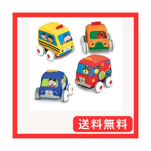 プルバック式車両セットマルチカラー/One Size/MND9168・Style:プルバック式車両セット・パッケージ個数:1・4つのソフトビークルが含まれています:メリッサ &amp; ダグ プルバック式ベビーカーセットには、スクールバス、...