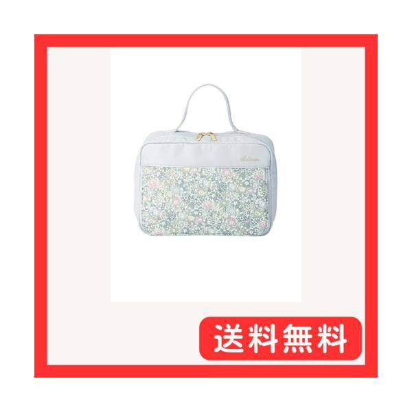 コンパクトに収納ブルーグレー/フリー/1000909・Color:ブルーグレー・2児のママデザイナーが、実体験をもとに企画しました使い勝手にこだわったマルチケースです。フロント部分に繊細なタッチのリバティプリント生地を使用し、上品な印象に。...