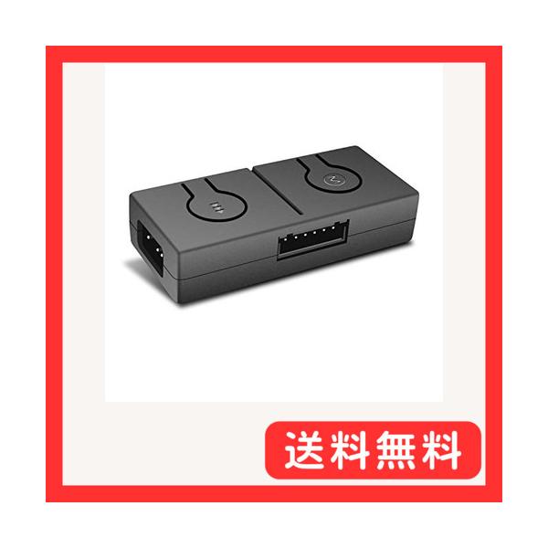 パッケージ個数:1・12V RGBから5V ARGB信号転送ミニファンハブ 50色モードが組み込まれたミニコントロールボックス、または12V RGBマザーボードと同期する保持モードボタン・12V RGBマザーボードとのみ同期できます。・3ウ...