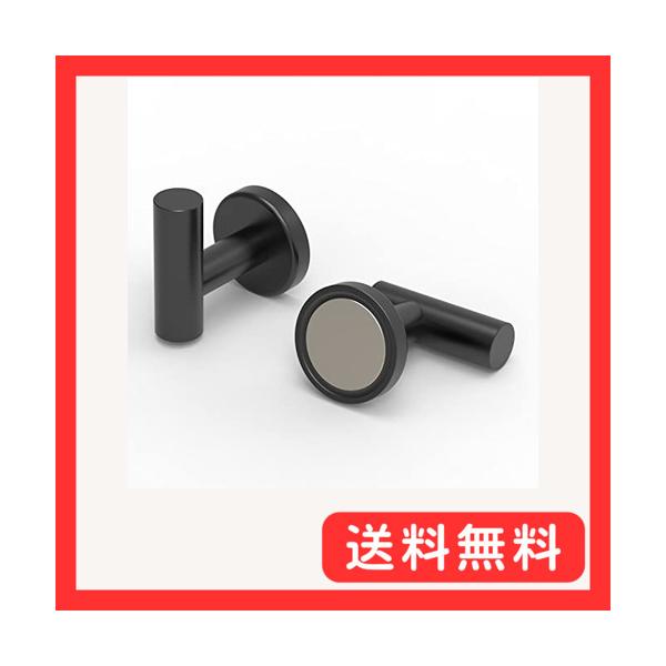 T型 45mm 2個 ブラック黒色/-/-・Style:T型 45mm 2個 ブラック・マグネットフック：マグネットフックは最高のネオジム希土類磁石で作られています。ニッケル層と銅層とニッケル層は、マグネットフックをより強くするだけでなく、...