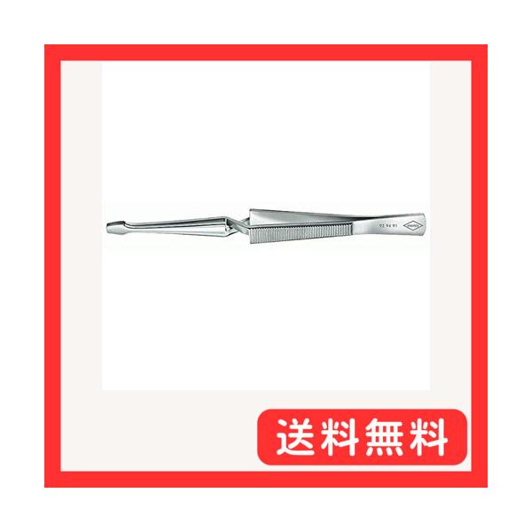 逆作用ピンセット-/-/92 94 91・パッケージ個数:1・材質:ステンレス・全長(mm):160・幅(mm):11.5・高さ(mm):13・先端サイズ(mm):1.3×4.5