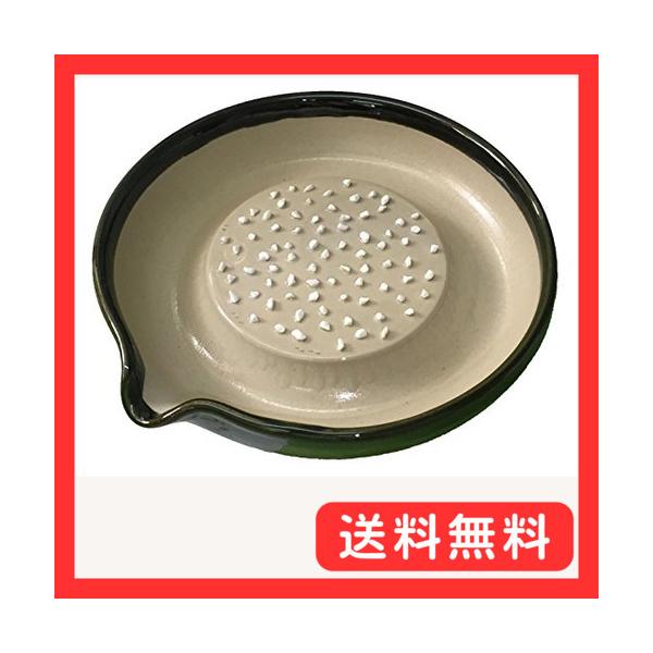 大 18cm織部/-/BOLA501・PatternName:直径18cm・パッケージ個数:1・サイズ:約直径18.5×高さ4cm・素材:本体-陶器、粒‐強化セラミック、すべり止め-シリコンゴム・生産国:日本