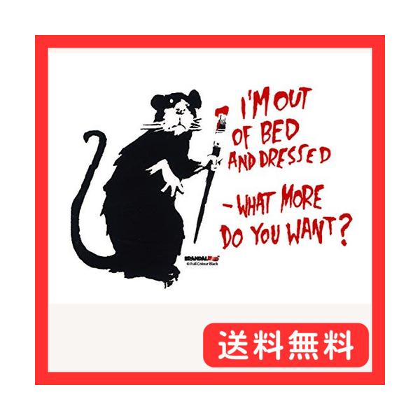 16 Out Of Bed Rat/XL/BNK-016・Color:16 Out Of Bed Rat・Full Colour Black社によるグラフィティアートプロジェクト・バンクシーの作品を忠実に再現した透明素材のステッカー・こちら...