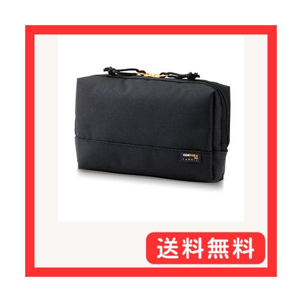 撥水・ブラック/約 幅240×厚み65×高さ155(mm)/BMA-CDGP01BK・パッケージ個数:1・摩耗、引き裂き、すり切れに強いCORDURA(R)1000Dナイロンを採用。 ACアダプタやマウスなどの大きいガジェットも収納でき、高...