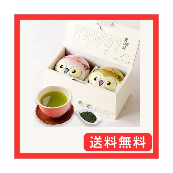 深むし茶×ふくろう缶/-/-・Color:深むし茶×ふくろう缶・原材料：緑茶（静岡県産）内容量：80ｇ×2缶・ふくろうは、苦労知らず=「不苦労（フクロウ）」や「福老」、「福路」など 縁起が良い言葉からも、幸運を呼ぶ鳥として人気です。 また首...