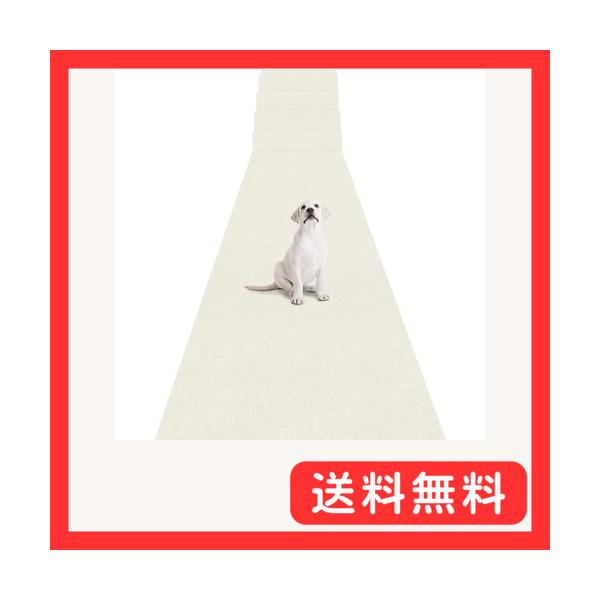 クリームホワイト/90×600cm/-・Size:90×600cmColor:クリームホワイト・??滑り止めの廊下床保護マット子犬や子猫が階段や廊下などで滑って倒れると、関節などに傷がつく。Bolinkerのこのカーペットの表面は柔らかく快...