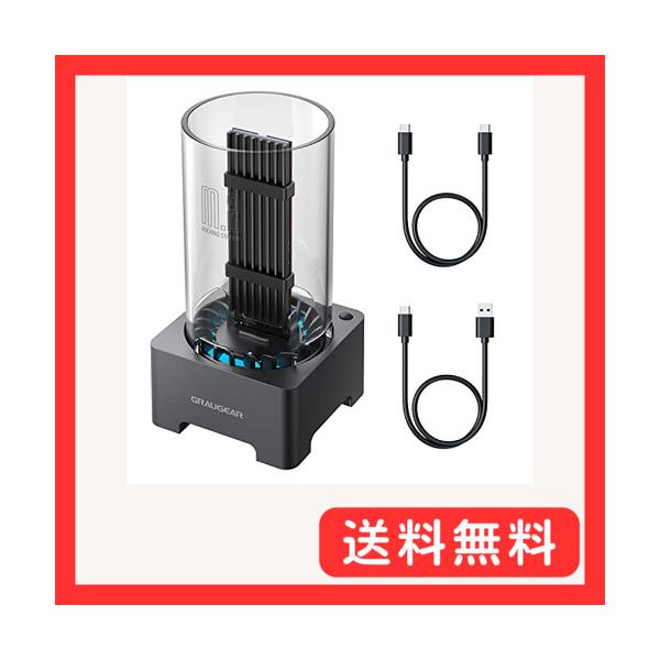 ブラック/-/G-M2DK-AC-10G・パッケージ個数:1・幅広い互換性M.2 NVMe/SATA SSD両対応です。ほとんどのエンクロージャは、ヒートシンクが統合された m.2 SSD に適合しませんでしたが、このドッキング ステーショ...
