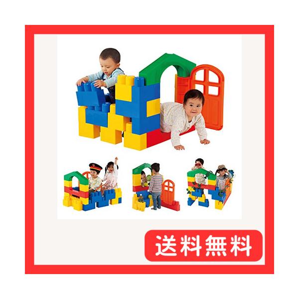 マルチカラー/1個 (x 1)/YG-115・PatternName:単品・対象年齢 :1歳以上・作ったものに入って遊べる特大ブロック・作例20通り以上・パッケージサイズ: W605×H385×D315mm・原産国:中国