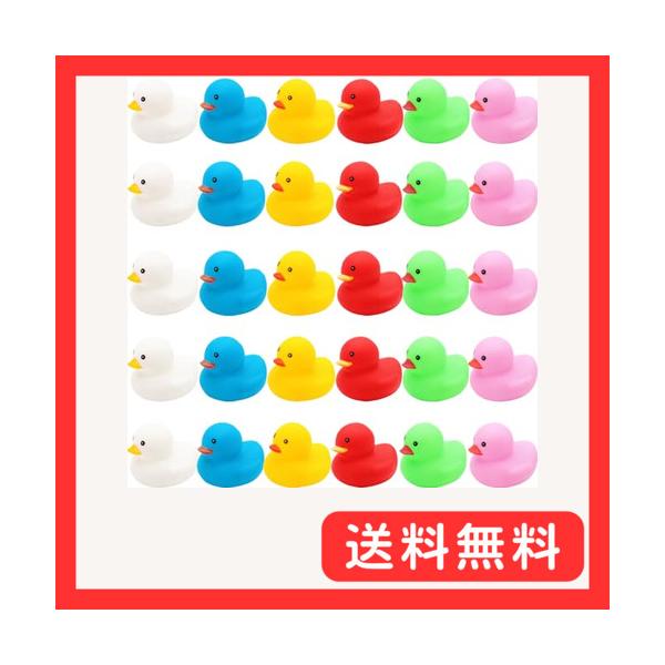 -/カラフル30個入り/-・Size:カラフル30個入り・大容量100個セットたくさんアヒルと遊べる100個セット。たくさん浮かべて遊ぶことができます。アヒルのデザインはランダムで入っておりますので、商品画像と同じアヒル以外のデザインも入っ...