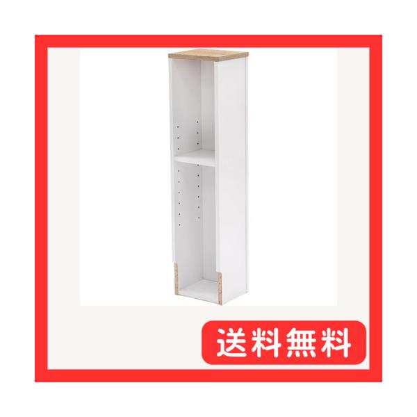 17cmOAK/WH/17×15×70.5cm/H3-VTS17OAK・Color:OAK/WHStyle:17cm・パッケージ個数:1・サイズ約17×15×70.5cm・本体重量約4kg・耐荷重天板：3kg、棚：2kg、底板：3kg・カラ...