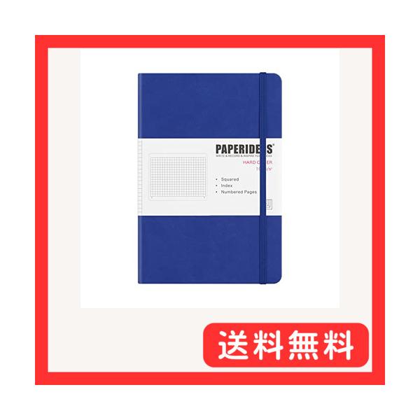 方眼ロイヤルブルー/A5/-・Style:方眼Color:ロイヤルブルー・創造性を刺激するような鮮やかなカラーバリエーションとデザイン・勉強や仕事の効率を高めることができるノート・100ｇ/m2上質紙を使用した高品質ノート、インクがにじみに...