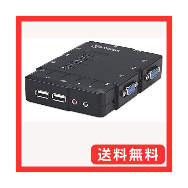 -/-/151269・パッケージ個数:1・1つのキーボード、マウス、モニタで4台のUSB接続コンピュータを操作/制御可能・オーディオとマイク切り替えスイッチでプラットフォーム間の途切れのないマルチメディア体験が可能・KVMスイッチやPCの電...