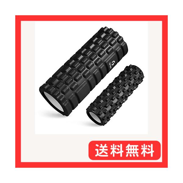 ブラック/-/Y1・Color:ブラック・?ご注意：商品がアップグレードされたため、実物の色は画像にご参照ください。表記の色は無視してください。全身に対応：お得な大・小2個セット大きいフォームローラー：長さ33cm×直径14cm 小さいフォ...