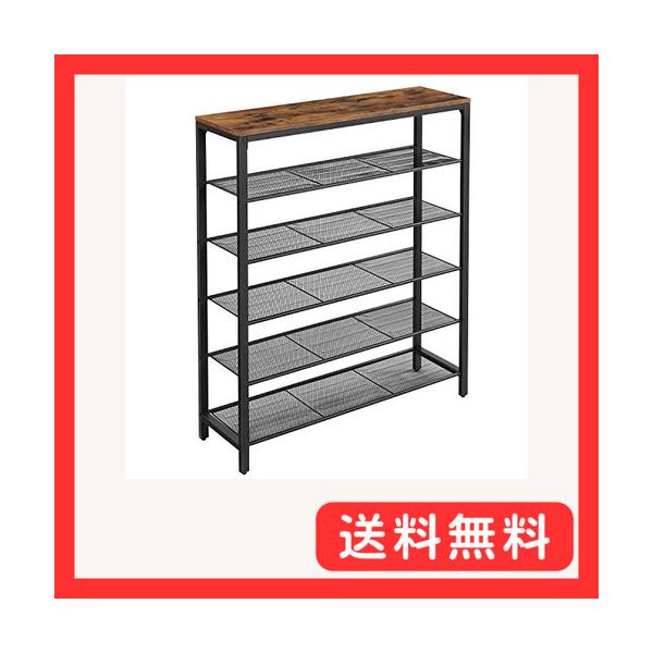 おしゃれブラウン/6段/-・Size:6段Color:ブラウン・おしゃれなデザイン温もりを感じれる木目調のパーティクルボードを使用し、靴やブースを収納するとともに、玄関も素敵な空間に変わります。間隔の高さが18.7cmで、下駄箱として使うの...