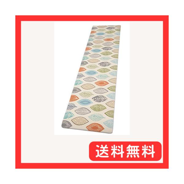 おしゃれカラーリーフ/約45cm*240cm/ASHMORE・Size:約45cm*240cmColor:カラーリーフ・??厚いPVC足が疲れにく設計、 もちもちの踏み心地でクッション性が高く台所マットです。長時間の立ち仕事も疲れにくい。こ...