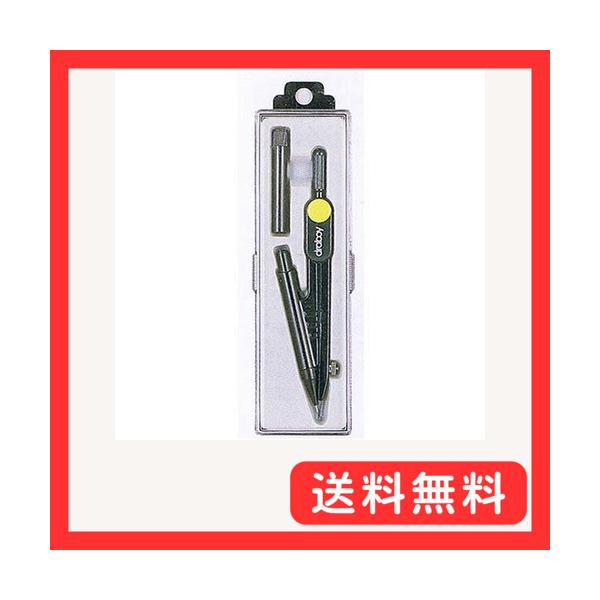 -/-/05-801 クロ・パッケージ個数:1・用途:安価な高級コンパス・全長:123mm・製図半径:65mm・材質:本体:ダイカスト+金属ネジ部