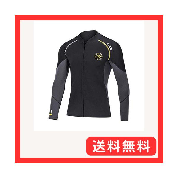 ブラック/M/-・Color:ブラックSize:M・??高品質の生地ウェットスーツ は1.5mmの伸縮性のあるネオプレン生地を使用し、保温性・耐久性に優れ、で柔らかく保温性に優れています。・???れた縫製方法 GBSステッチで生地を貫通せず...