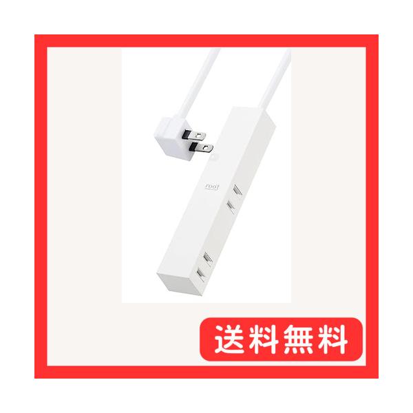 4個口ホワイト/2.5m/AVT-D3-2425WH・Color:ホワイトSize:2.5mStyle:4個口・パッケージ個数:1・上面を光沢、側面をマットに仕上げ、2つの質感をもたせた感のあるデザインタップ“roo't(ルオット)です。・...