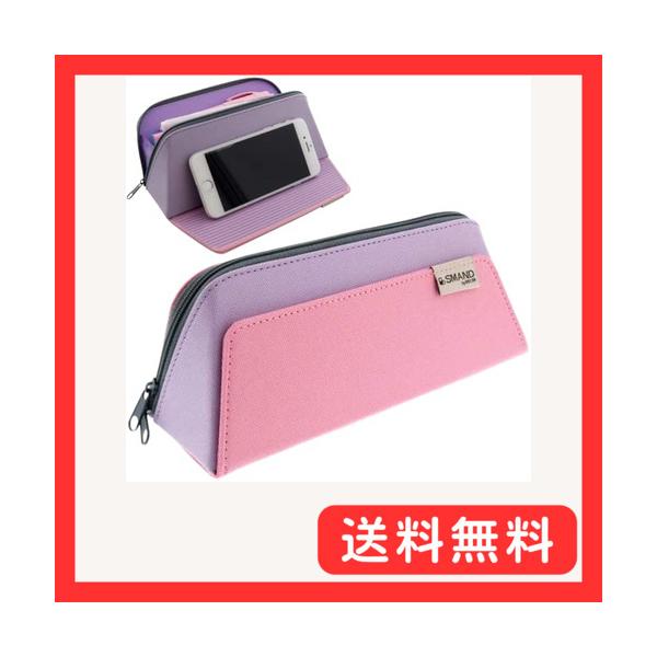 カジュアルバイオレットピンク/-/S1423150・Color:バイオレットピンク・パッケージ個数:1・シリーズスマホが縦横自由な角度で置けて、置いたまま中身が取り出せるSMAND・特長動画配信や動画撮影にはもちろん、リモートワークにも使え...