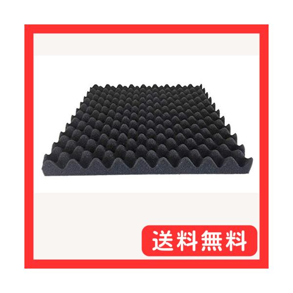 ブラック/30mm厚×300×300mm/-・パッケージ個数:1・表面に波型（凹凸）加工・高さ１３ｍｍ　２５ｍｍ間隔(頂点)の波形・貼付けに便利なテープ付・エーテル系ポリウレタン・RoHS規制、REACH規制等対応