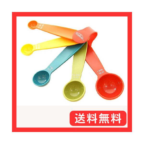 5色/1.75 x 6 x 1.5 インチ/0010-074・PatternName:計量スプーン・パッケージ個数:1・サイズ:1.25ml、2.5ml、5ml、7.5ml、15ml・本体重量:50g・素材・材質:カップ：ABS樹脂、ホルダ...