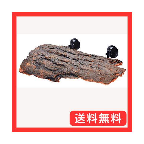 パッケージ個数:1・流木のようなタートルプラットフォーム、1個です。・吸盤で水槽に張り付けて使えます。木が浮いてるようなデザインでインテリアとしても素敵です。・水槽にしておくと、カメの休憩の場として使えます。・サイズ：約23cm×12.5c...
