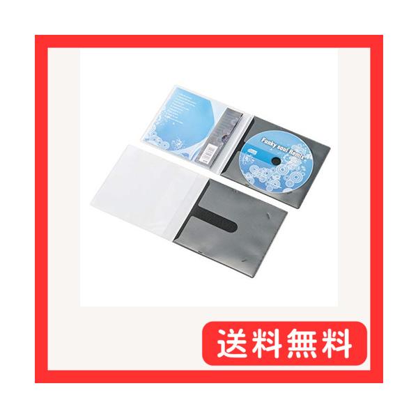 1枚収納 30枚パックブラック/CD/CCD-DPC30BK・Size:CDStyle:1枚収納 30枚パックPatternName:単品・パッケージ個数:1・ディスクだけでなく、ブックレットや裏ジャケットまで、付属品も収納できるCDサイズ...