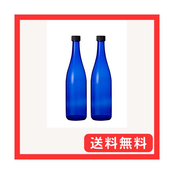 青/720 ml/ロングＳ７２０・パッケージ個数:1・720ｍｌガラス瓶　２本・黒色のプラスチック蓋２個付き・２本セット・１本１本プチプチ袋に入れた上で段ボールに入っています。・ブルーソーラーウォーターの作り方使い方の説明付き