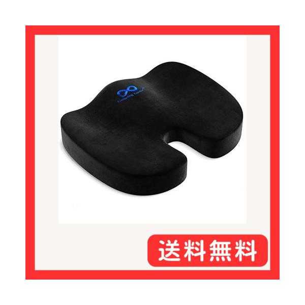 Seat Cushion01. Black/Large/Seat Cushion for Office Chair・Color:01. Black・パッケージ個数:1・オフィスチェア用シートクッション：Everlasting Comfort...