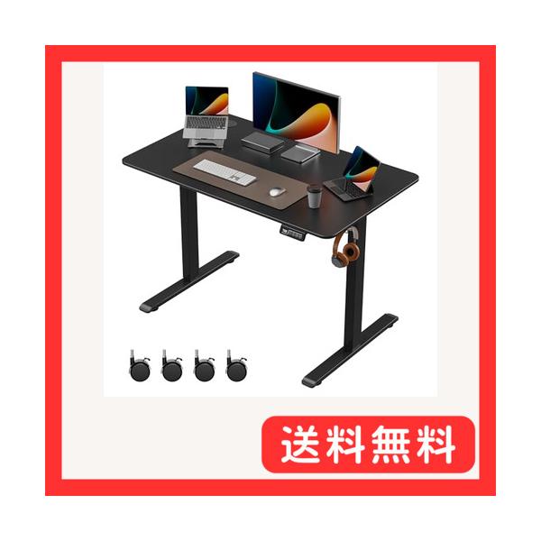 昇降デスクブラック/100*60cm/J-HAD23-0311・Color:ブラックSize:100*60cmStyle:昇降デスク・パッケージ個数:1・50 000回以上の耐久性試験に合格50 000回以上の過酷な昇降試験を突破した、航空...