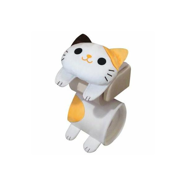 【商品情報】●ぬいぐるみみたいな可愛いねこモチーフのトイレ用ペーパーカバーです。●面ファスナーで簡単に取り付けができます。●お腹の部分にはロールペーパーを１つストックでき、実用的なデザインです。●短めの毛足で手触りもよく、トイレを癒しの空間...