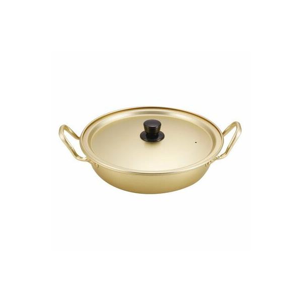 【商品情報】●アルミ製なので熱効率に優れ、軽くて扱いやすい●2~3人用サイズです。※取り寄せ商品になります。 ■商品サイズ(約)：幅295×奥行245×高さ90mm(底の厚さ：0.6mm)本体重量(約)：250g満水容量：2.1L■材質：本...