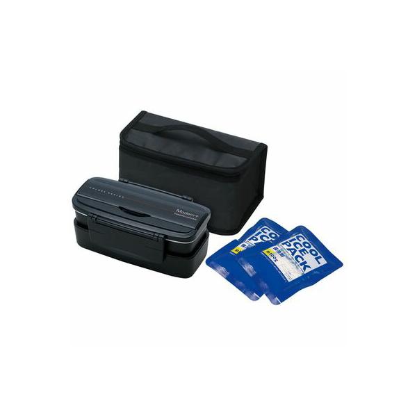 【商品情報】●ベーシックさに「かっこいい」をプラスしたModern＋(モダンプラス)シリーズ！●お弁当箱下段に入るご飯の量、お茶碗(200ml）約2.6杯分。●凸ラインにシボ加工と特殊樹脂でごはんがくっつきにくい。●入れ子式でコンパクト収納...