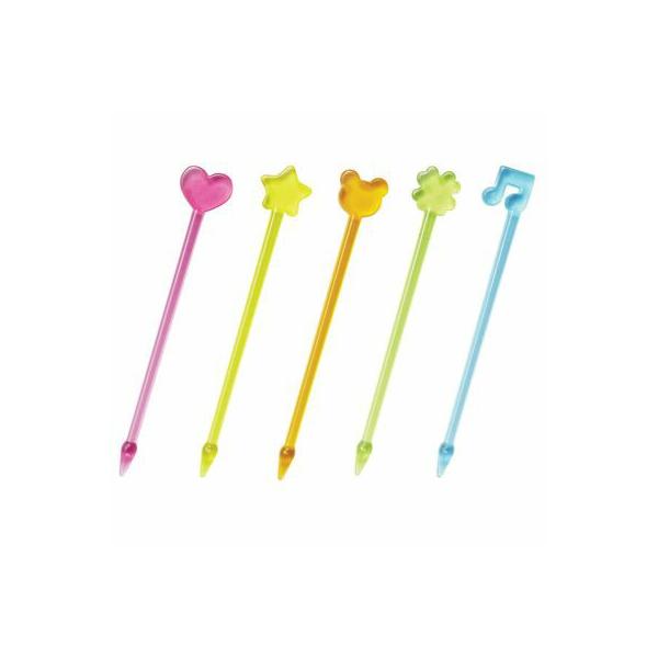 【商品情報】●５色カラーでお弁当が華やかに！ ■商品サイズ(約)：商品サイズ 　　　　　　　　ハート：約59×10×3mm くま：約60×9×3mm ほし：約60×10×3mm クローバー：約59×9×3mm リス：約59×9×3mm　　　...