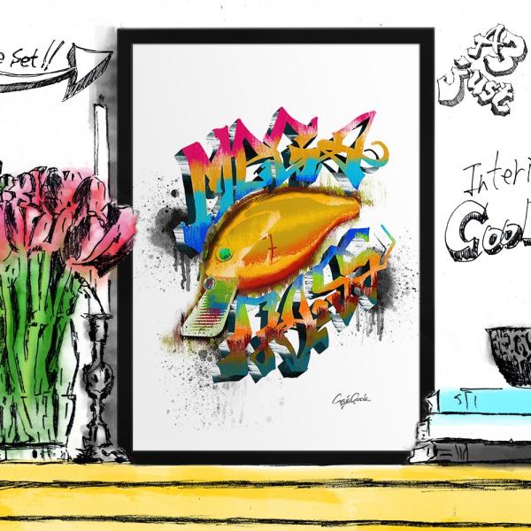 Craig Garciaの高品質ポップアートポスター！キャンバスの質感がアートな世界を演出します。飾りやすいA3(297×420mm)ポスターでお部屋の雰囲気をがらりと変えてみませんか？※このページはポスター単品販売のページです。