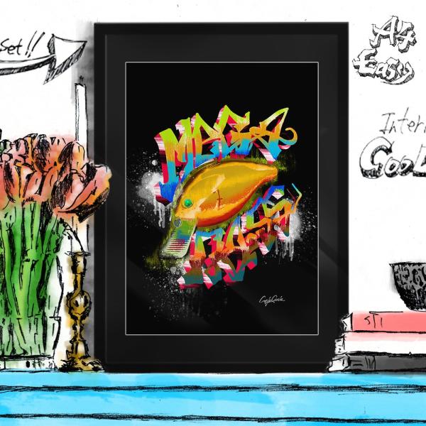 Craig Garciaの高品質ポップアートポスター！キャンバスの質感がアートな世界を演出します。飾りやすいA3(297×420mm)ポスターでお部屋の雰囲気をがらりと変えてみませんか？※このページはポスター単品販売のページです。