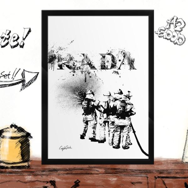 Craig Garciaの高品質ポップアートポスター！飾りやすいA2(420×594mm)ポスターでお部屋の雰囲気をがらりと変えてみませんか？※このページはポスター単品販売のページです。