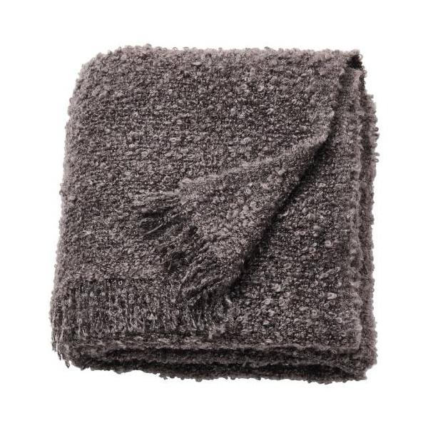 フリンジ付きのとても柔らかなクリンクルニットのひざ掛け。長さ：170cm、幅：130cm素材：ポリエステル・洗濯機で洗えます。（30℃以下）・漂白不可・低温（60℃以下）でタンブル乾燥できます・アイロン不可・ドライクリーニング不可・収縮率4％