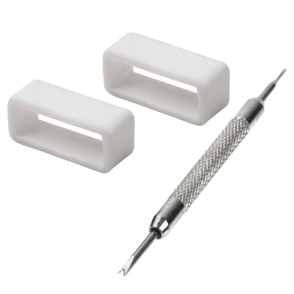 ウレタン 腕 時計 バンド ベルト用 ループ 遊環 交換 修理 互換 ベルトループ バネ棒外し付 2個セット切れてしまったラバーバンドの遊環の交換にお使いください。