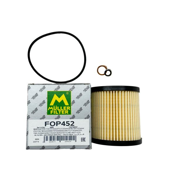 ●商品エンジンの オイルエレメント オイルフィルター エレメントMULLER製在庫状況により変わります。ヨーロッパ車を中心としたエレメントメーカーです。純正同等品です。●品番品番  FOP452純正品番  11427566327＊純正品番を...