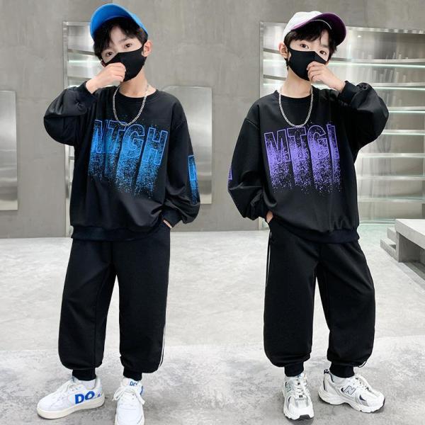 子供ジャージ 上下セット 男の子スウェットセットアップ パーカー トレーニングウェア スポーツウェア キッズ ジュニア 子供服 春秋素材:ポリエステル65%※実寸は商品によって（2-4cm前後）に誤差が生じる場合がございますがので、予めご了...