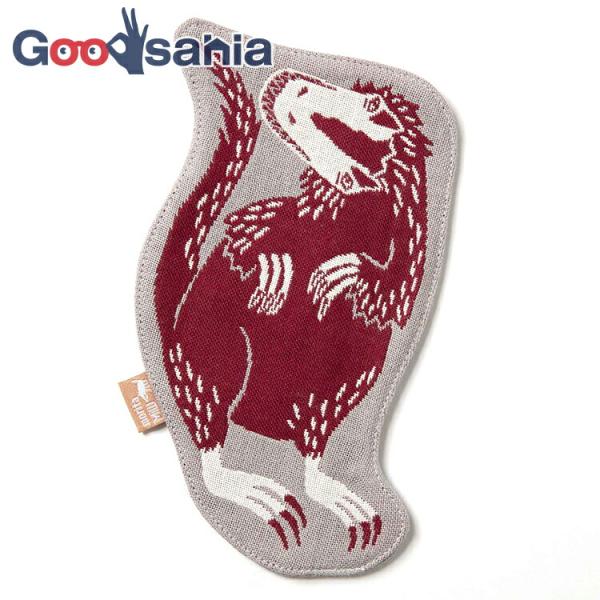 不思議な世界観が人気の「morita MiW」シリーズプレゼントにも！実用性とお洒落さを兼ね備えたコースターコースター  テーブル デスク 食卓 洗える 丸洗い 布 綿 コットン100% コットン ガーゼ 厚め 厚い 厚手 丈夫 柄 動物 ...