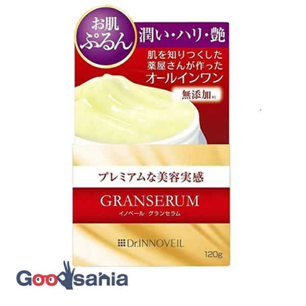 ドクターイノベール グランセラム 120g潤いを逃さずに美肌環境を守ります。潤いを補って、働きの違う4種のヒアルロン酸と植物プラセンタセラミドなどの美容液成分、アルガン・オリーブオイルが主体のバリアコートが、翌朝のお肌のハリツヤを実感させて...