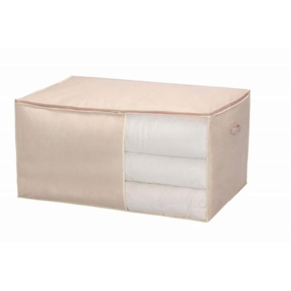 収納の目安：シングルの掛けふとんや敷きふとんが2〜4枚通気性のよい不織布製で収納物を湿気や汚れからしっかり守ってくれるロング&amp;かさ高ふとんがラクラク入る大型サイズのふとん袋通気性に富む素材を使用しているので、カビがつきにくく保存用に...